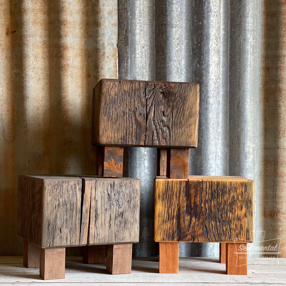 Mini Butcher Block Risers – Sentimental Salvage & Design